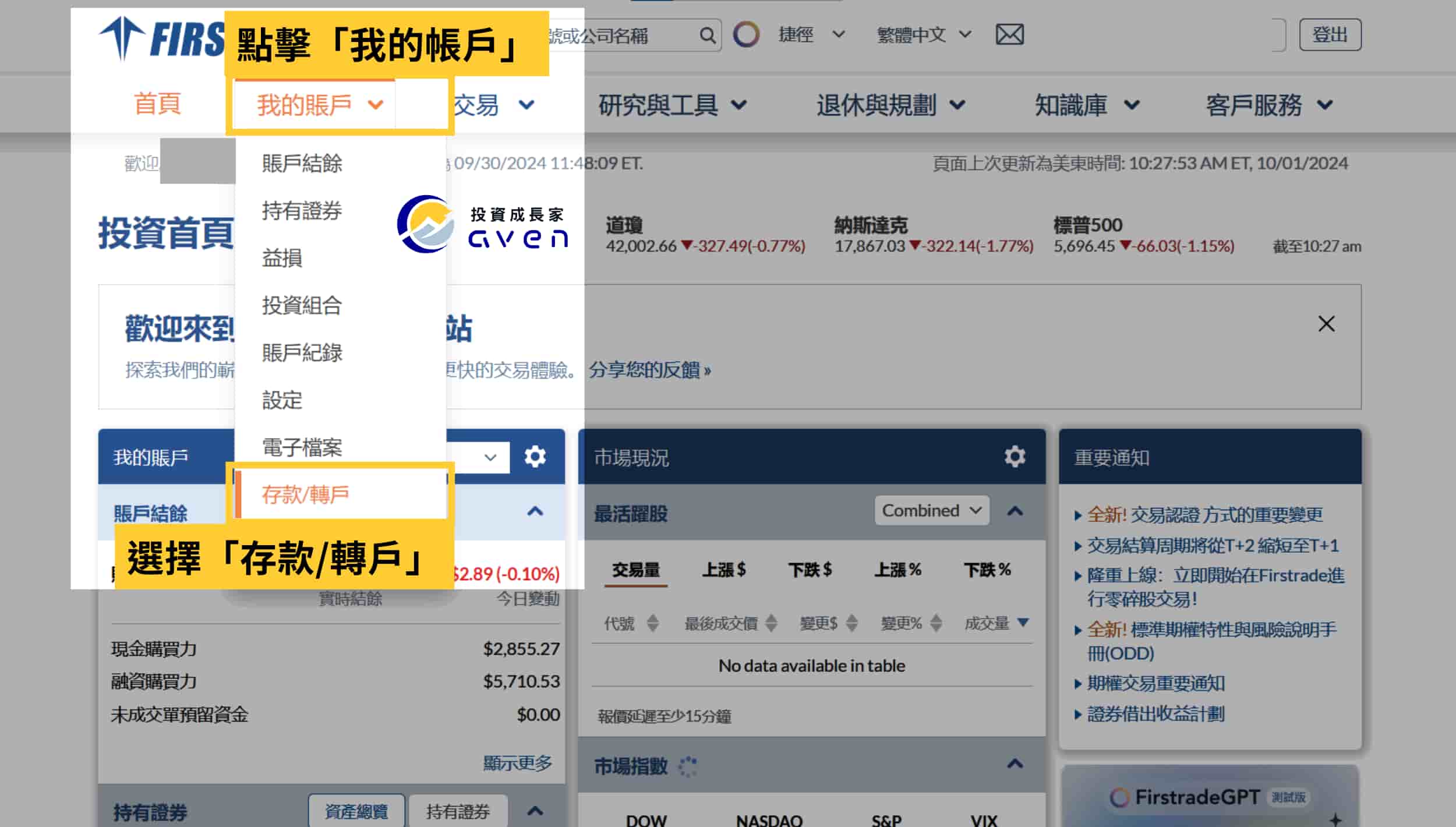 【盈透證券IB轉倉教學】轉錢也超方便！支援各大券商（Firstrade、嘉信）｜台港交流區-Caven投資成長家